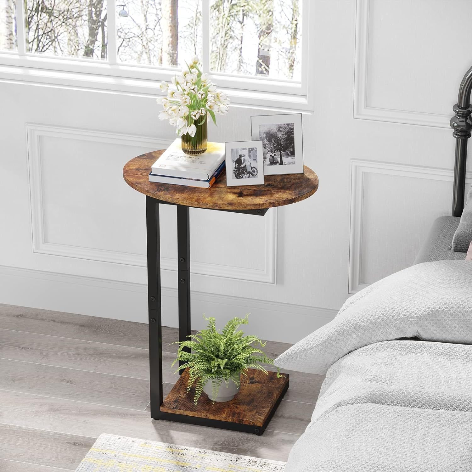 2-Tier Storage Small End Table - KENWAY MANUFACTURING